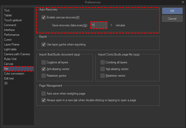 恢复Clip Studio Paint文件的简单方法！